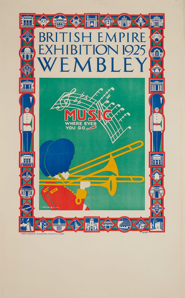 British Empire Exhibition 1925, Wembley, Music - Tomkinson Churcher